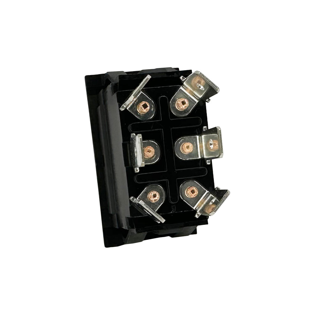 6 pines - Interruptor basculante de polaridad inversa momentáneo con cables para estabilizador ...