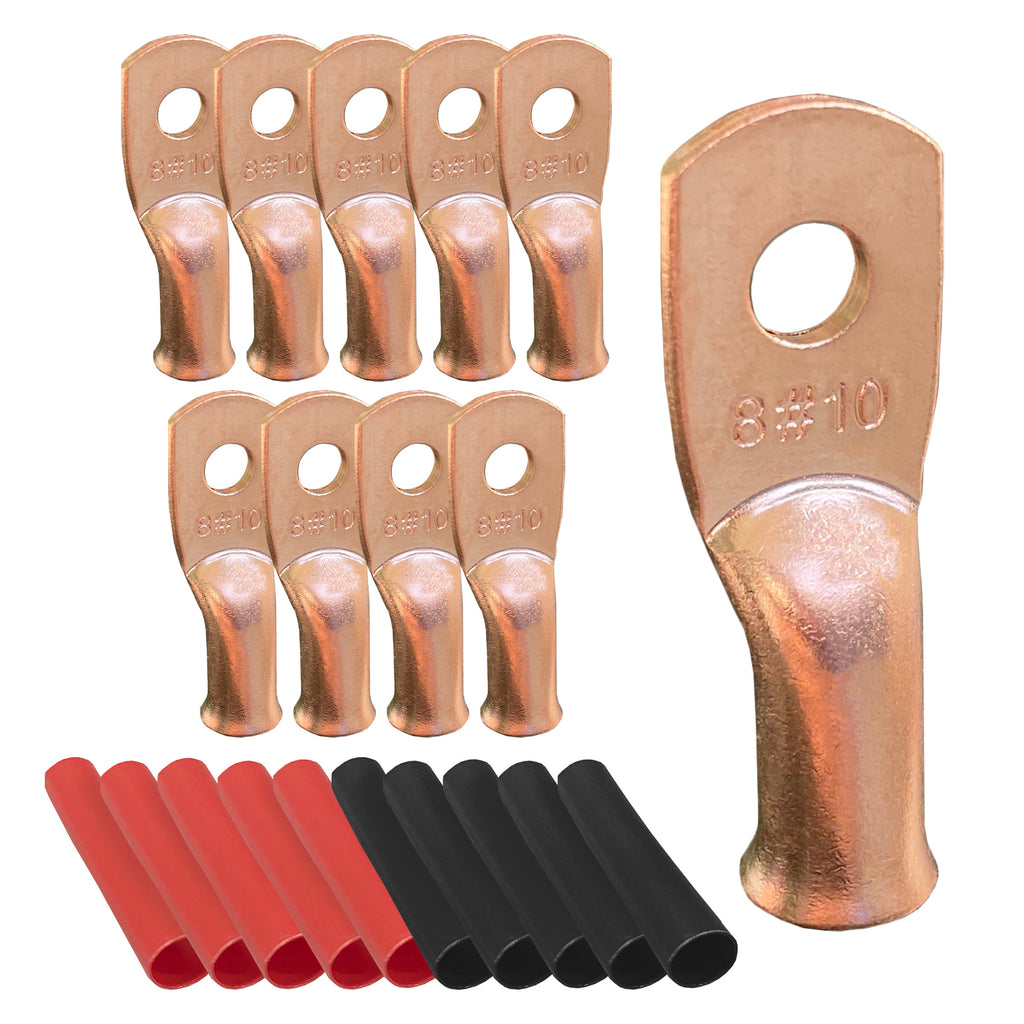 Battery Lugs, Copper Wire Lugs, Heavy Duty Battery Cable Ends, Tubular – Automotive Authority