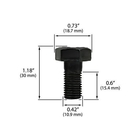 10-Bolt, Ring Gear Bolt Set for GM 7.5", 8.25", 8.5" and 8.6" - Revers ...