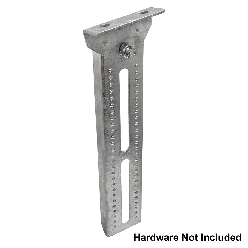 12" Galvanized Swivel and Top Bunk Bolster Bracket for Boat Trailer, H ...