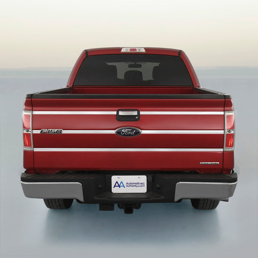 2009-2014 Ford F150 Chrome Tailgate Trim Molding Inserts – Automotive ...