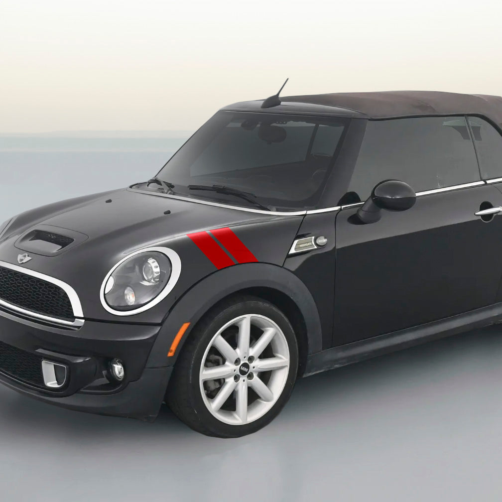 Mini Cooper Dual Fender Stripe Kit – Automotive Authority