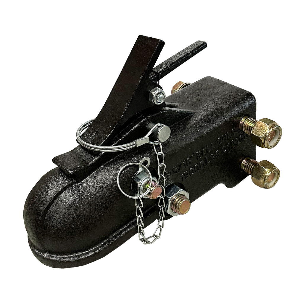 Adjustable Trailer Coupler, 2-5/16" Ball - 15,000 lbs - Channel-Mount ...