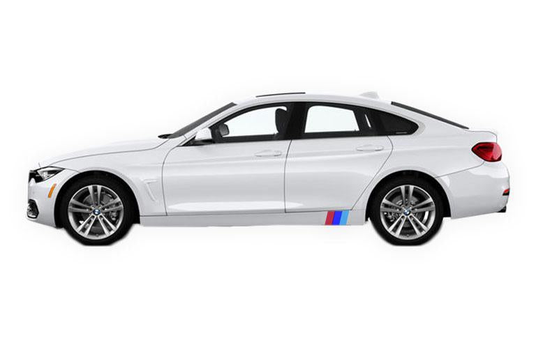 BMW M Style SideSkirt Hash Mark Racing Stripe Kit – Automotive Authority