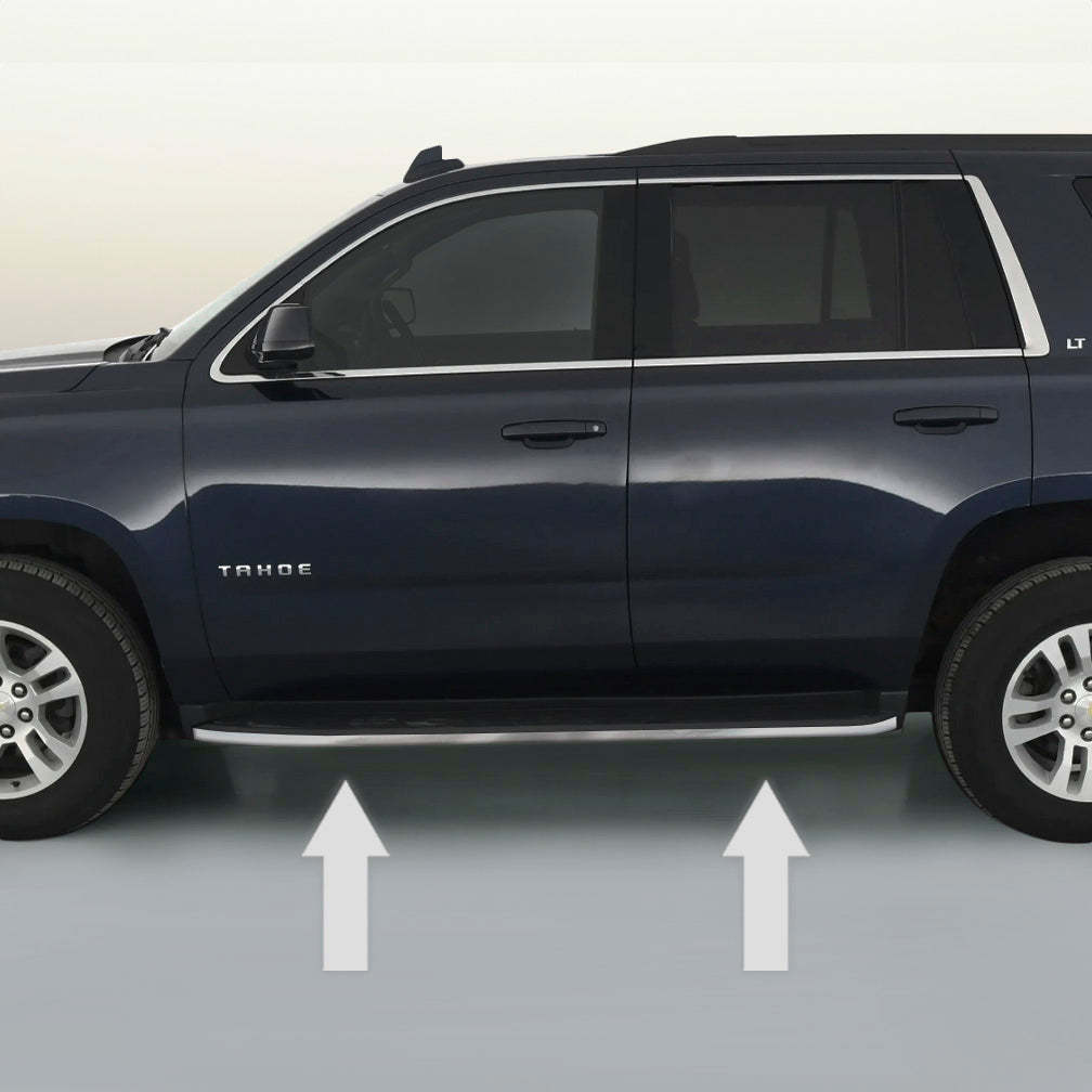 2015-2020 Chevy Tahoe / Suburban Chrome Running Board Trim Molding ...