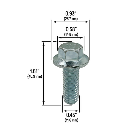 Driveshaft Bolts for Jeep Wrangler TJ, JK, JL, Gladiator JT, Grand Che ...
