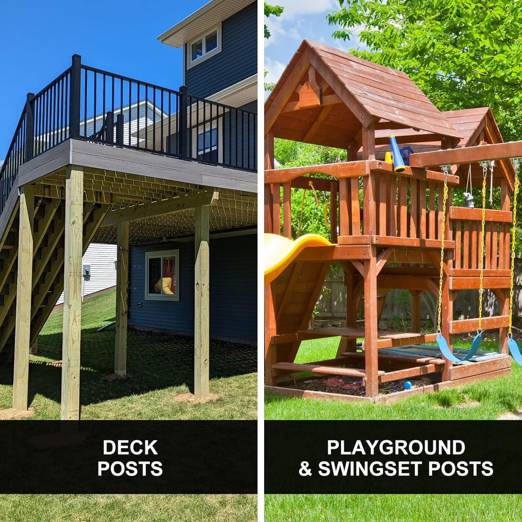Fast 2K Deck Post Mix - Concrete Alternative for Deck and Playground E ...