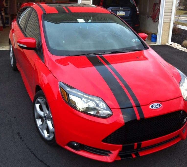 Ford Focus 6" Offset Racing Stripe Kit – Automotive Authority