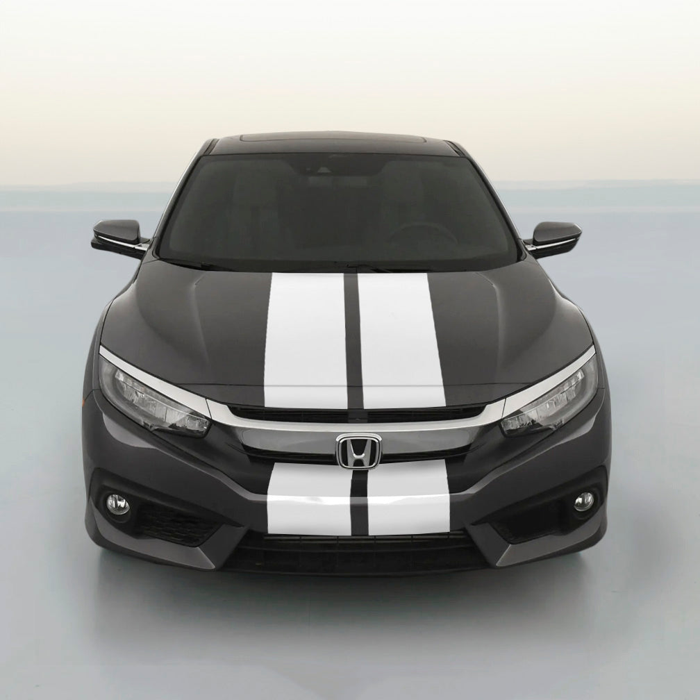 Honda Civic Dual Racing Stripe Kit – Automotive Authority