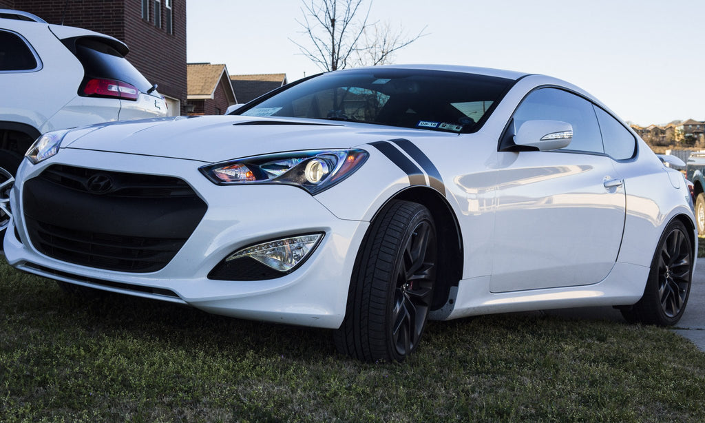 Hyundai Genesis / Genesis Coupe Dual Fender Stripe Kit – Automotive ...