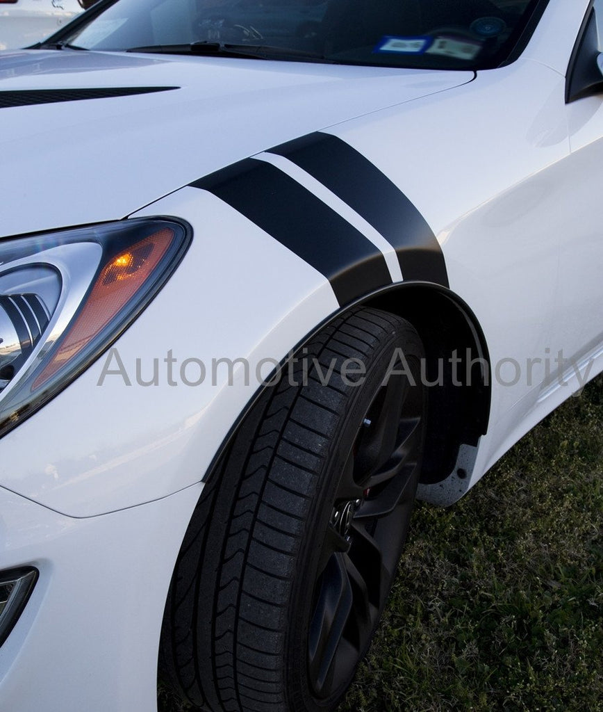 Hyundai Genesis / Genesis Coupe Dual Fender Stripe Kit – Automotive ...