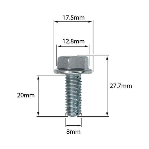 Metric - Differential Cover Bolt Kit M8-1.25x20mm for Chevrolet, GMC ...