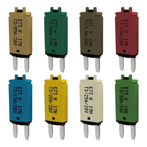 Manual Reset Mini ATM Circuit Breaker Fuse 5A-30A for Automotive Marin ...