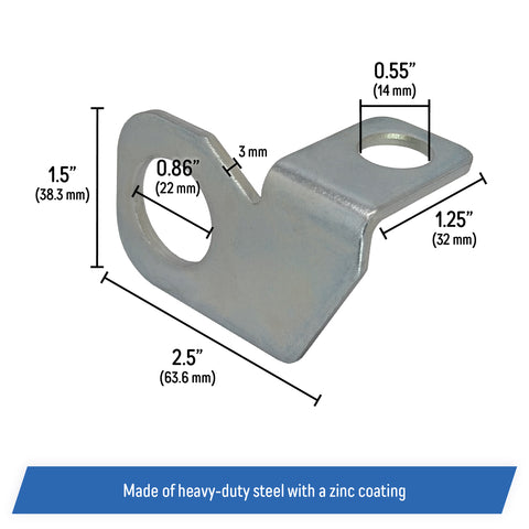 Rear Axle Safety Flag Whip Mounting Bracket for Motorcycle, Dirt Bike ...