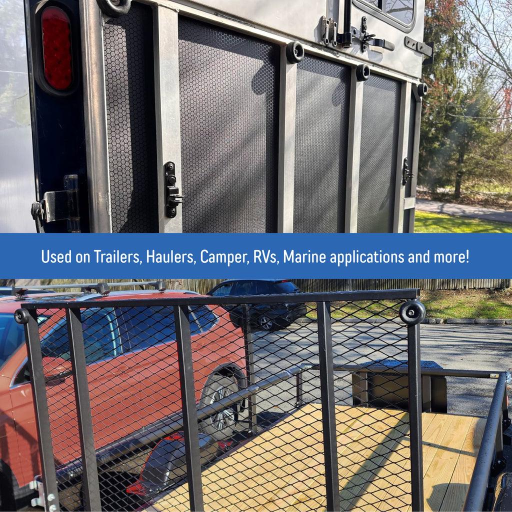 Cargo Trailer Ramp Door Replacement White Rubber Bumper 2.5" Round ...