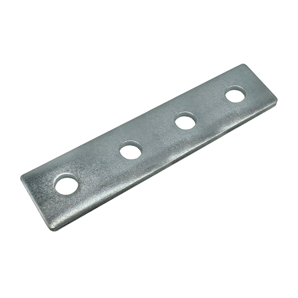 4 Hole, Flat Plate Connector Bracket for 1/2" Bolt in 1-5/8" Strut Cha ...