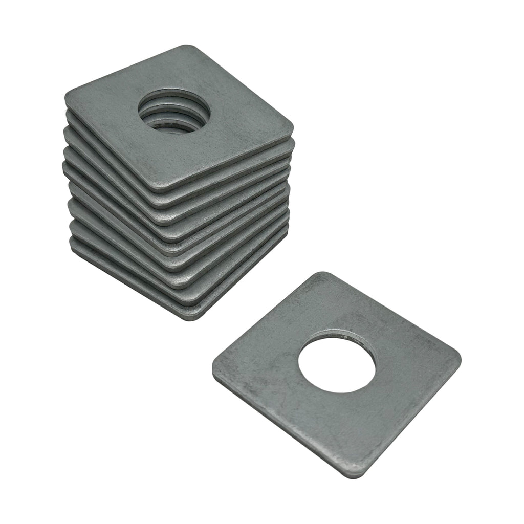 1-5/8" Square Washer Plate, Strut Channel Bearing Plate - Heavy Duty ...