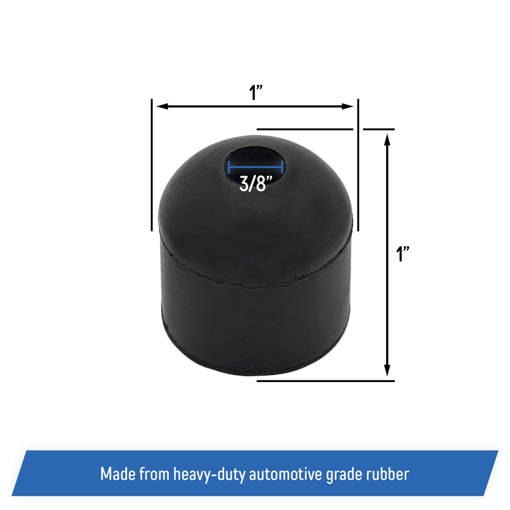 Screw On Black Rubber Bumpers for Shed Doors, Sliding Door & Cabinets ...