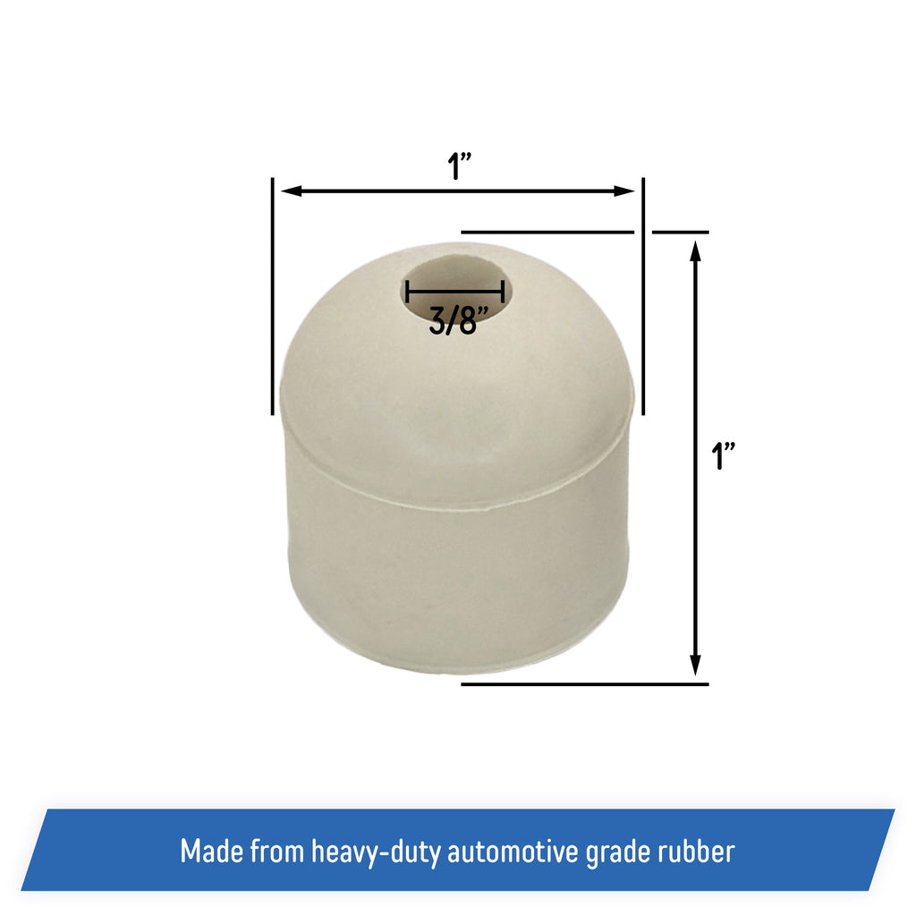 Screw On White Rubber Bumpers for Shed Doors, Sliding Door & Cabinets ...