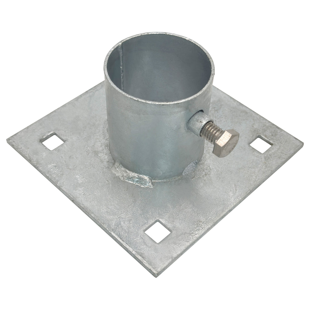 Stationary Dock Base Plate with Hardware, 5" x 5" - Heavy-Duty ...