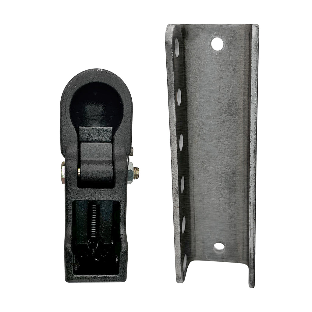 Trailer Coupler with 5-Position Adjustable Channel Bracket - 2-5/16" B ...