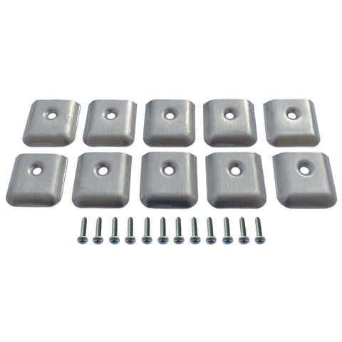 Aluminum RV Camper Trailer Aluminum Extrusion Flat End Cap for Vinyl T ...