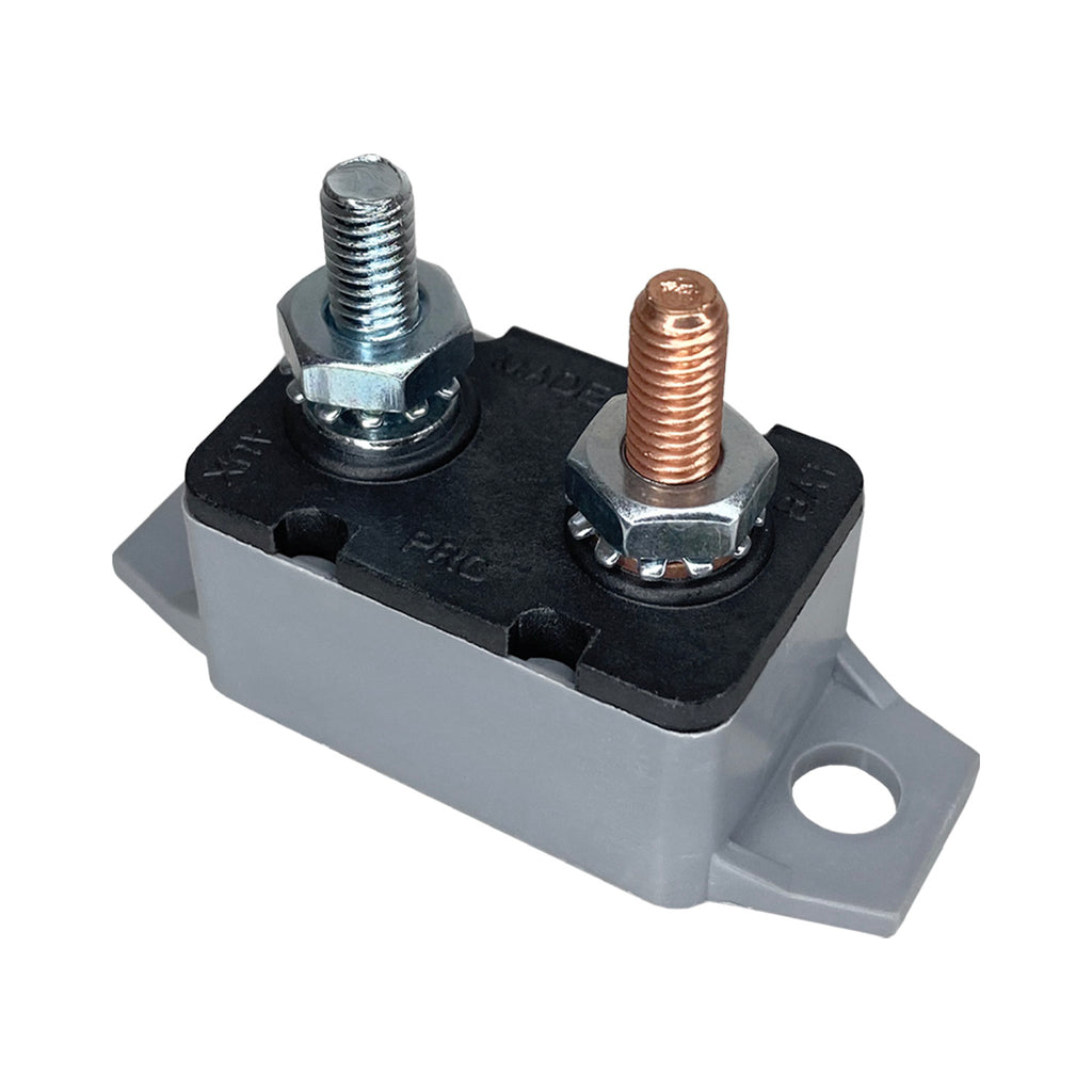 5A-50A - 12V - 24V Automatic Reset Circuit Breaker with Cover Stud Bol ...