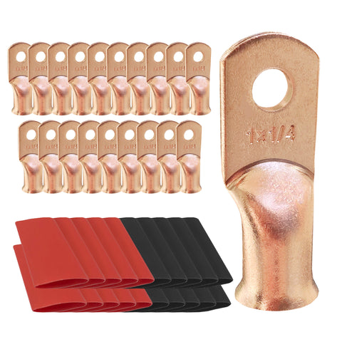 Battery Lugs, Copper Wire Lugs, Heavy Duty Battery Cable Ends, Tubular ...