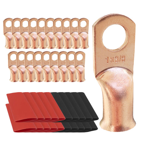 Battery Lugs, Copper Wire Lugs, Heavy Duty Battery Cable Ends, Tubular ...