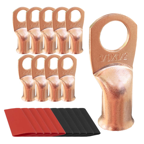 Battery Lugs, Copper Wire Lugs, Heavy Duty Battery Cable Ends, Tubular ...