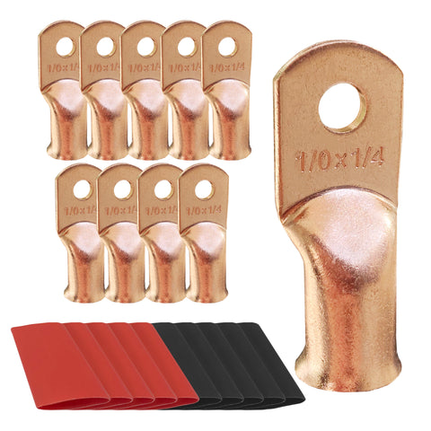 Battery Lugs, Copper Wire Lugs, Heavy Duty Battery Cable Ends, Tubular ...