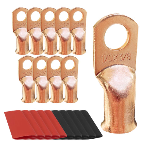 Battery Lugs, Copper Wire Lugs, Heavy Duty Battery Cable Ends, Tubular ...