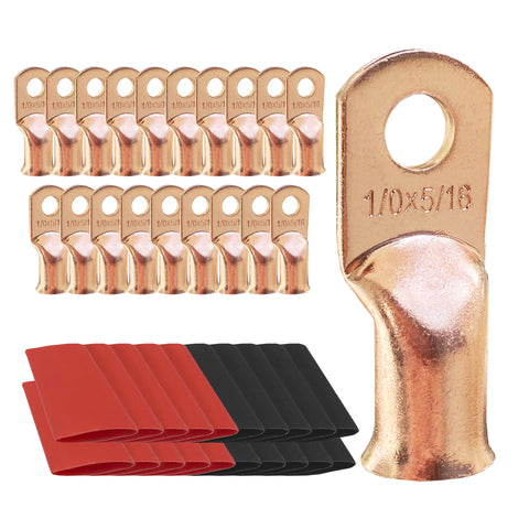 Battery Lugs, Copper Wire Lugs, Heavy Duty Battery Cable Ends, Tubular ...