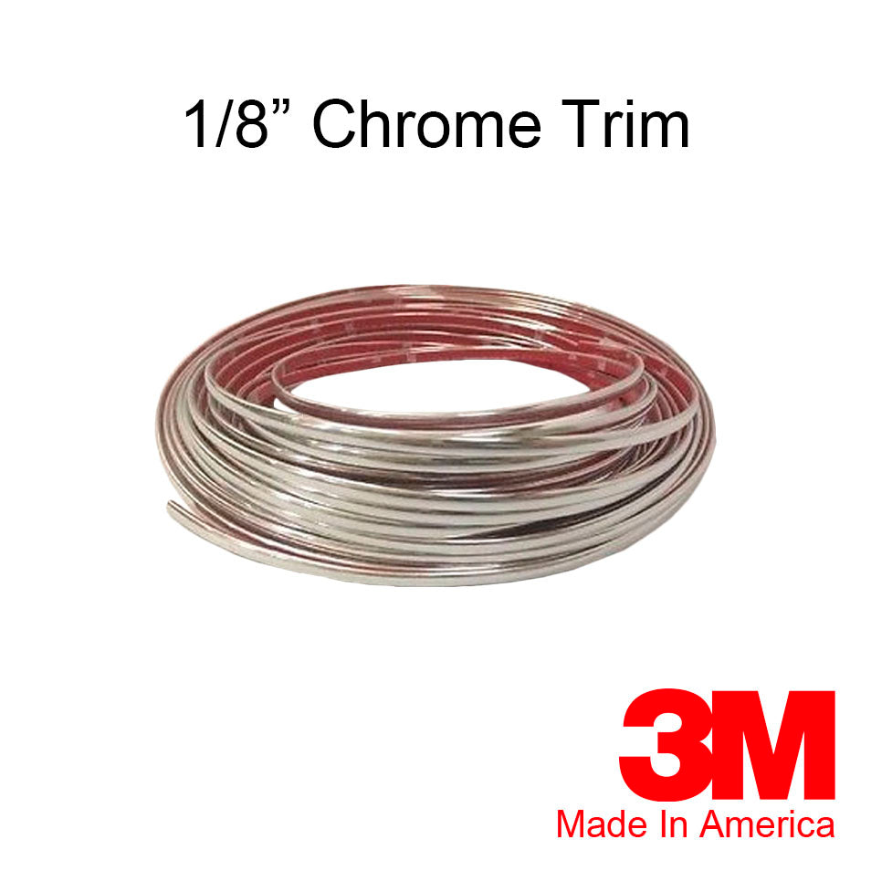 Chrome Trim Molding w/ 3M Adhesive - SAMPLE PIECE – Automotive Authority
