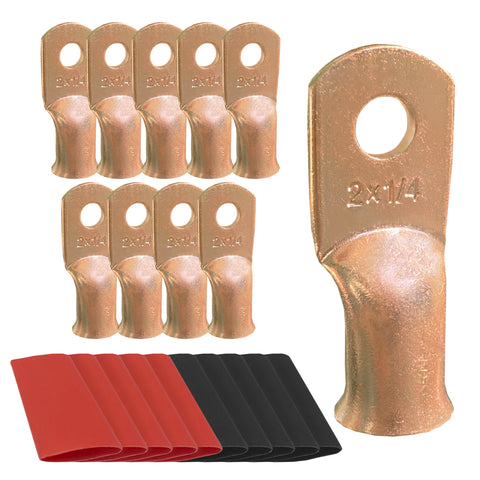 Battery Lugs, Copper Wire Lugs, Heavy Duty Battery Cable Ends, Tubular ...