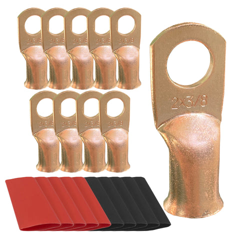 Battery Lugs, Copper Wire Lugs, Heavy Duty Battery Cable Ends, Tubular ...