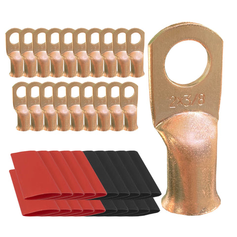 Battery Lugs, Copper Wire Lugs, Heavy Duty Battery Cable Ends, Tubular ...