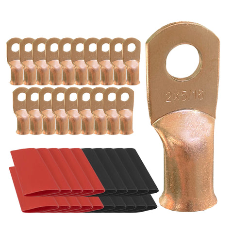 Battery Lugs, Copper Wire Lugs, Heavy Duty Battery Cable Ends, Tubular ...