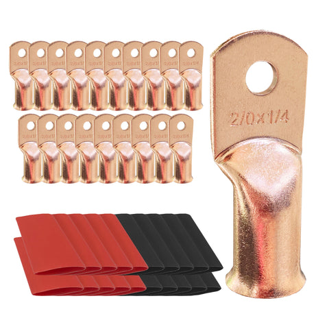 Battery Lugs, Copper Wire Lugs, Heavy Duty Battery Cable Ends, Tubular ...