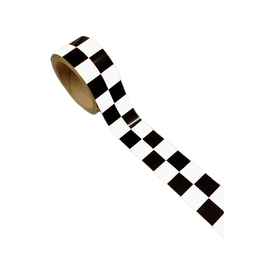 Black/White Checkered Decal Tape - Customize Your Ride – Automotive ...