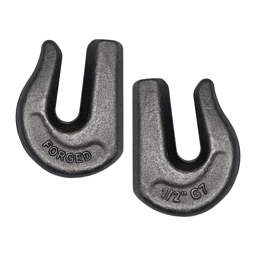 1/2" Weld On Grab Hook Bucket Trailer Tractor Rigging Chain Clevis G70 ...