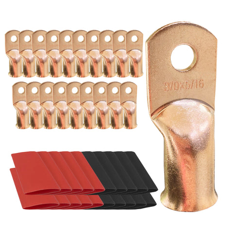 Battery Lugs, Copper Wire Lugs, Heavy Duty Battery Cable Ends, Tubular – Automotive Authority