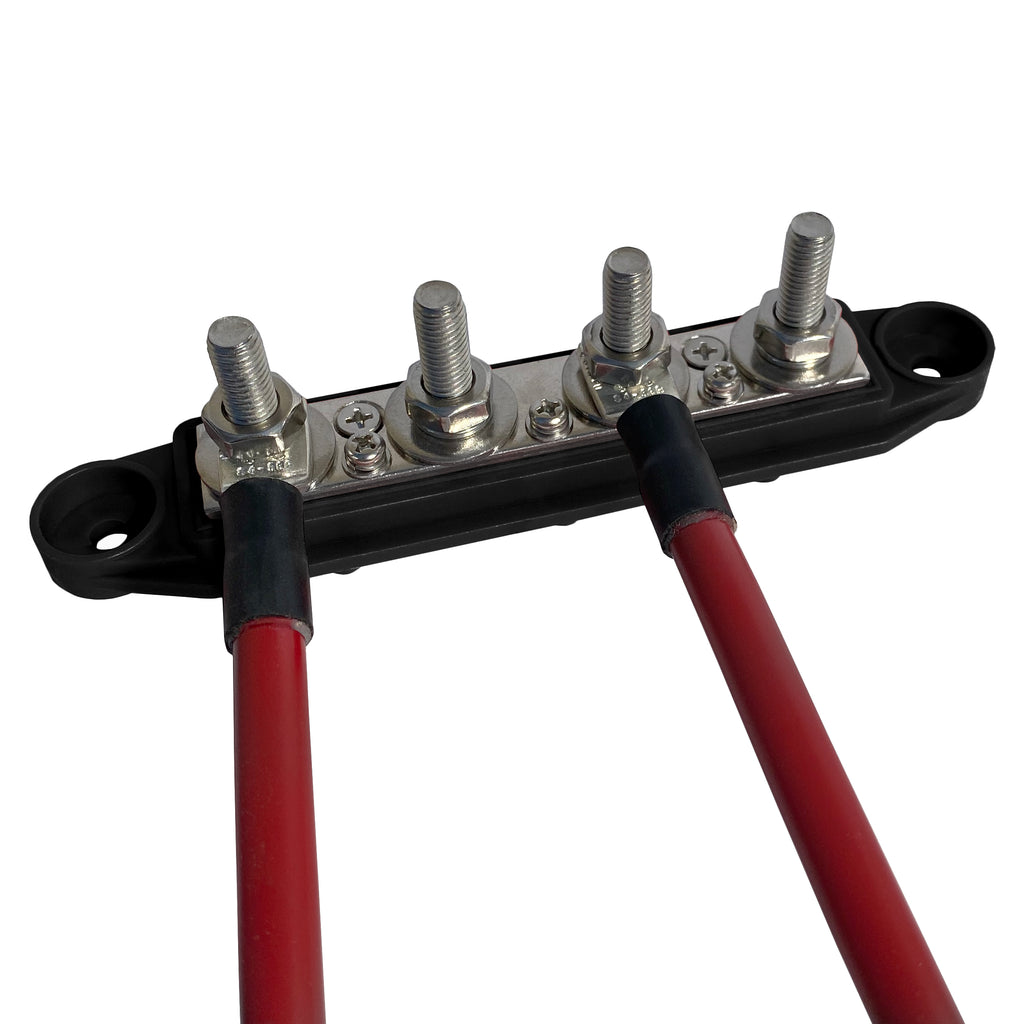 4 Post Power Distribution Block Bus Bar Pair with Cover - 250 Amp Rati – Automotive Authority