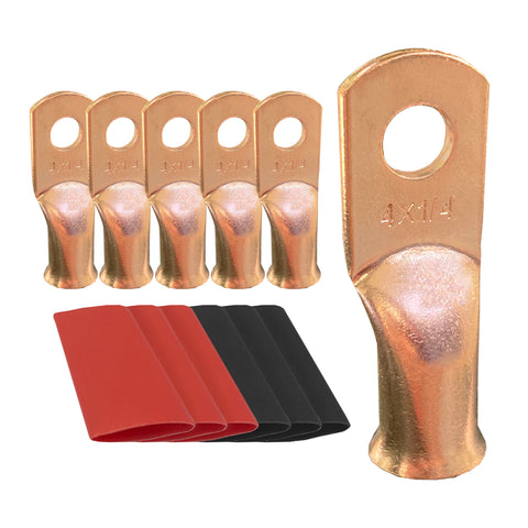 Battery Lugs, Copper Wire Lugs, Heavy Duty Battery Cable Ends, Tubular ...