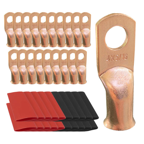 Battery Lugs, Copper Wire Lugs, Heavy Duty Battery Cable Ends, Tubular ...