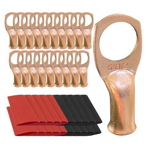 Battery Lugs, Copper Wire Lugs, Heavy Duty Battery Cable Ends, Tubular ...