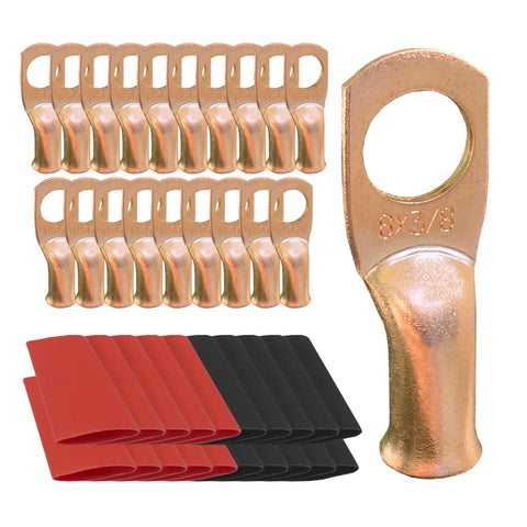 Battery Lugs, Copper Wire Lugs, Heavy Duty Battery Cable Ends, Tubular – Automotive Authority