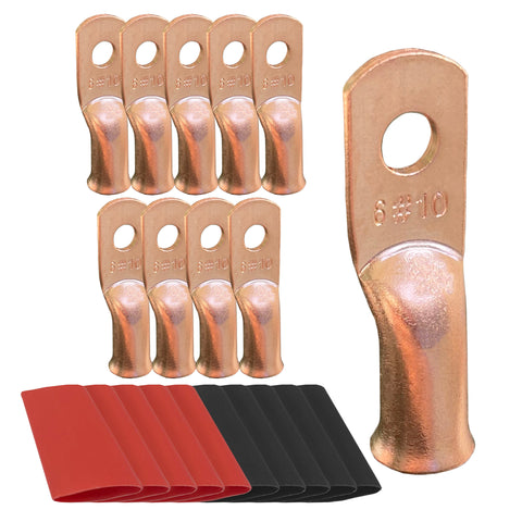 Battery Lugs, Copper Wire Lugs, Heavy Duty Battery Cable Ends, Tubular ...