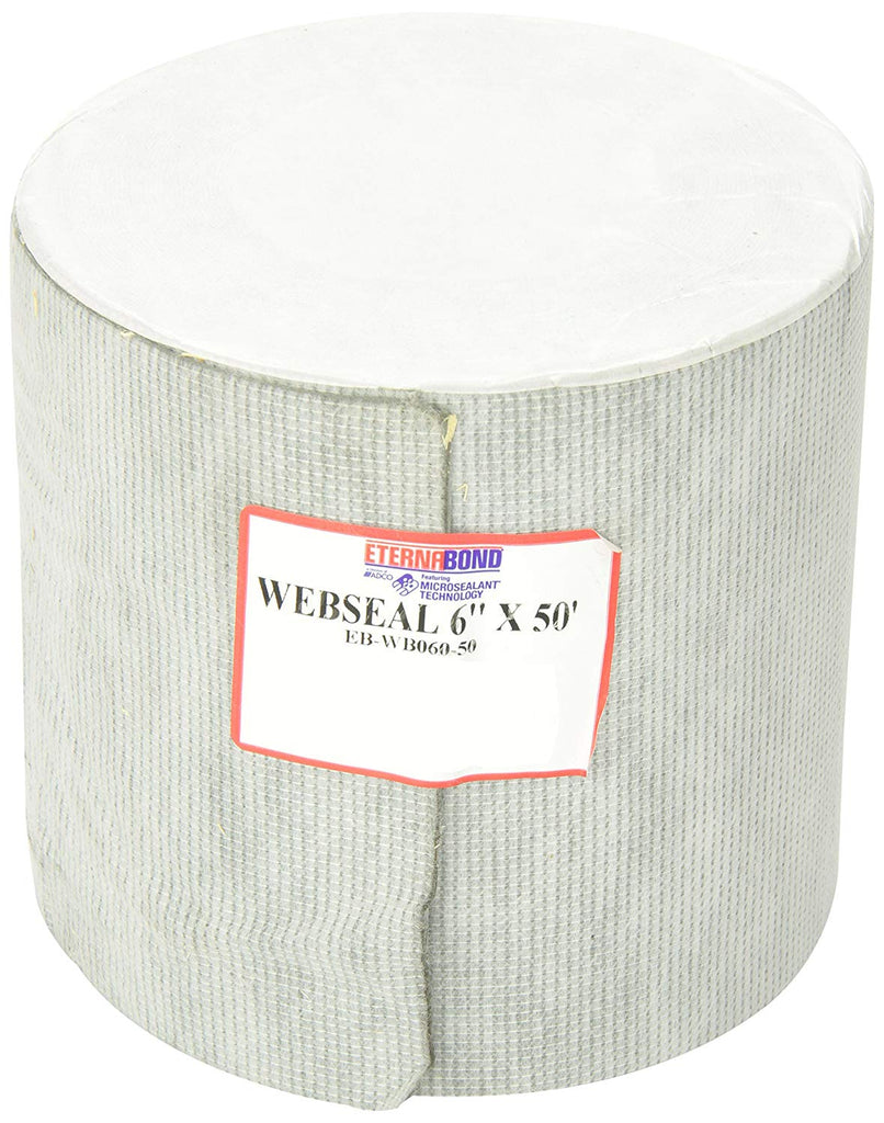 6" x 50' Eternabond WebSeal Roof Leak Repair Tape Patch Seal, WB-6-50 ...