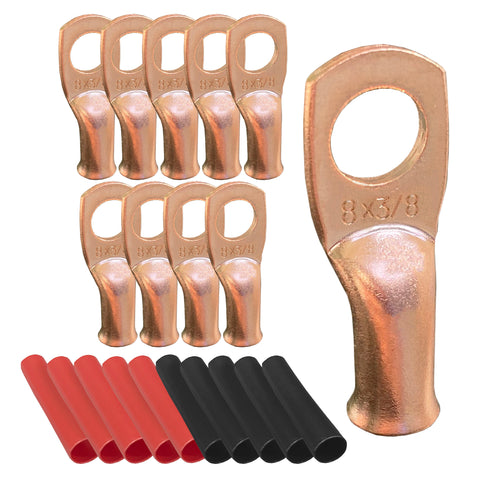 Battery Lugs, Copper Wire Lugs, Heavy Duty Battery Cable Ends, Tubular ...